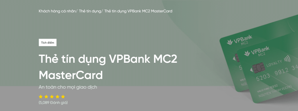 Top 5 ngân hàng có ưu đãi thẻ tín dụng tốt nhất hiện nay