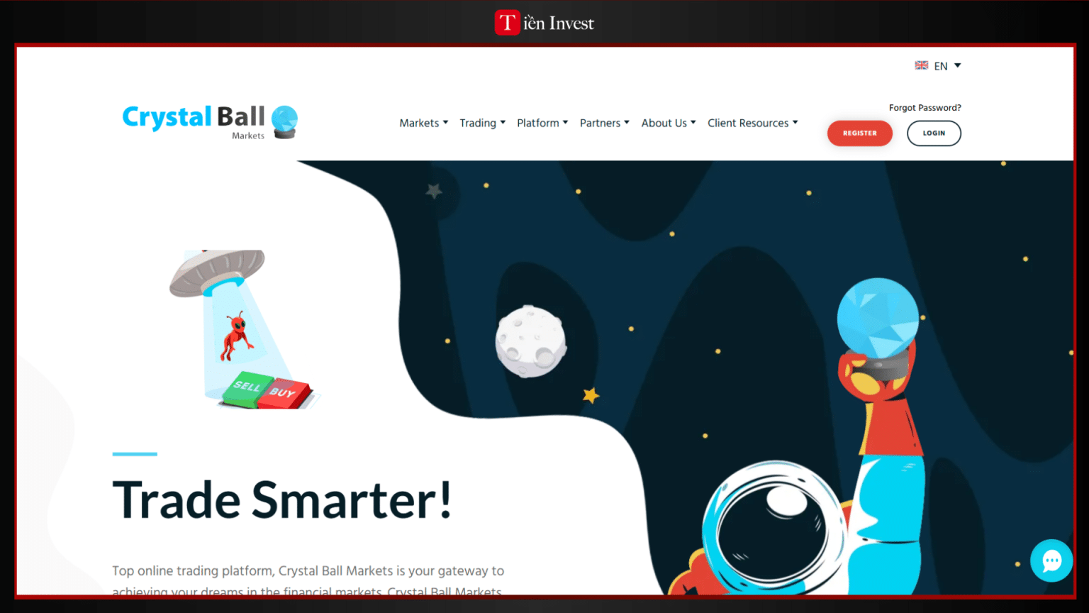 Đánh giá sàn Crystalball Markets lừa đảo hay uy tín?